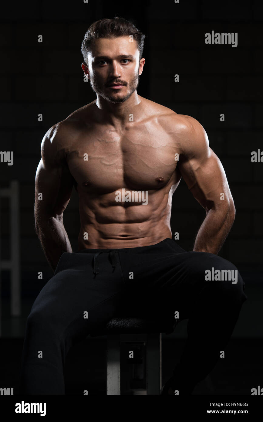 Handsome Good Looking And Attractive Young Man With Muscular Body ...