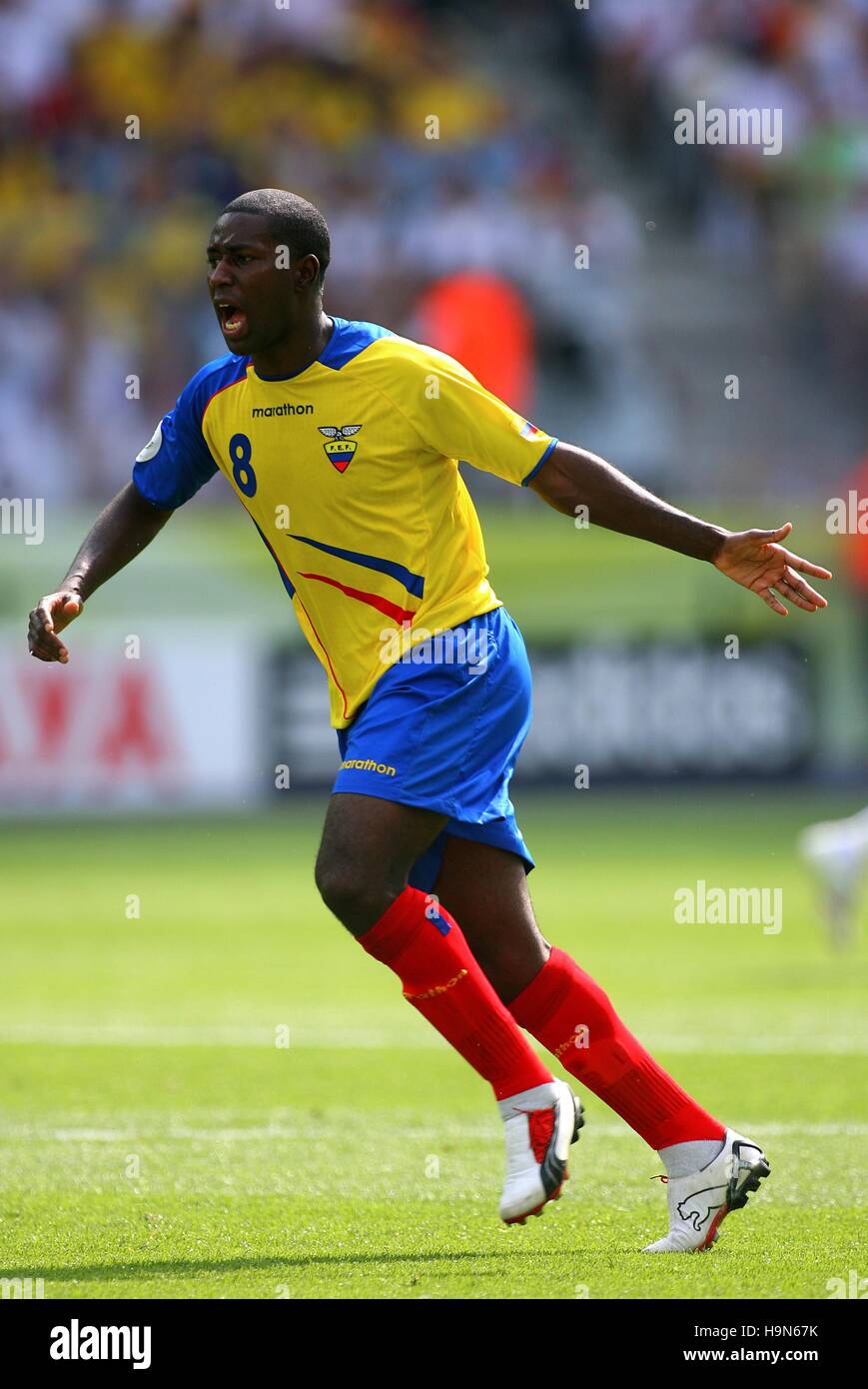 EDISON MENDEZ ECUADOR & LDU WORLD CUP BERLIN GERMANY 20 June 2006 Stock ...