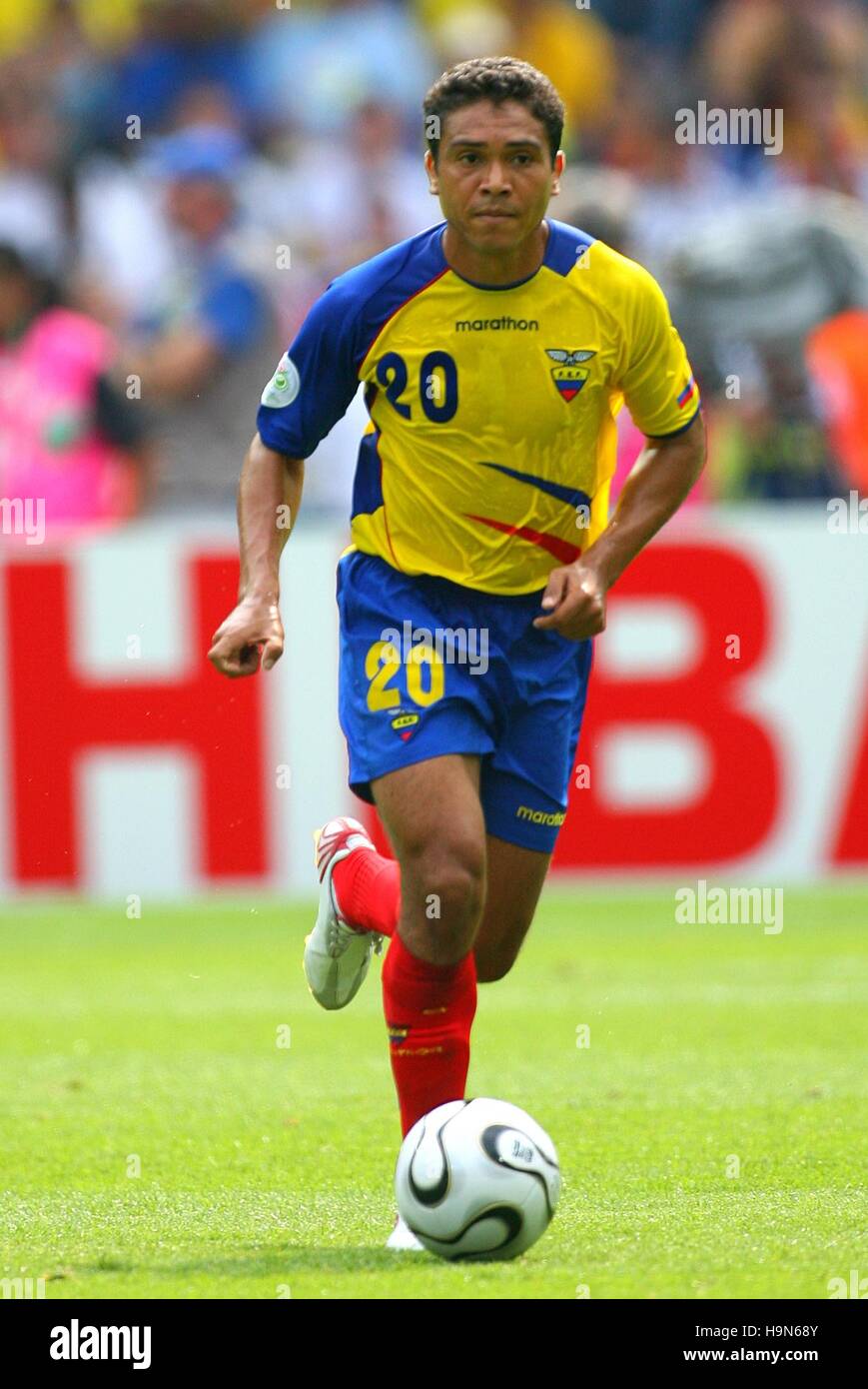 EDWIN TENORIO ECUADOR & BARCELONA WORLD CUP BERLIN GERMANY 20 June 2006 ...