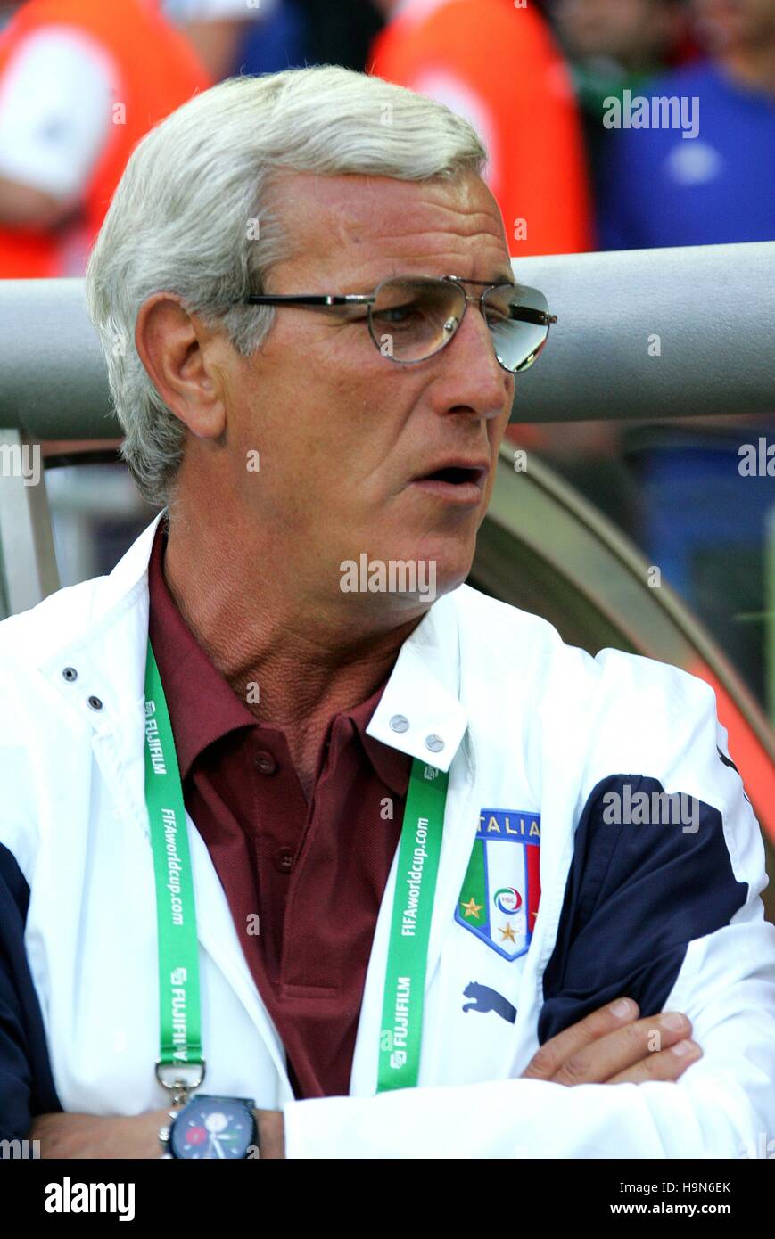 MARCELLO LIPPI ITALY HEAD COACH WORLD CUP KAISERSLAUTERN GERMANY 17 ...