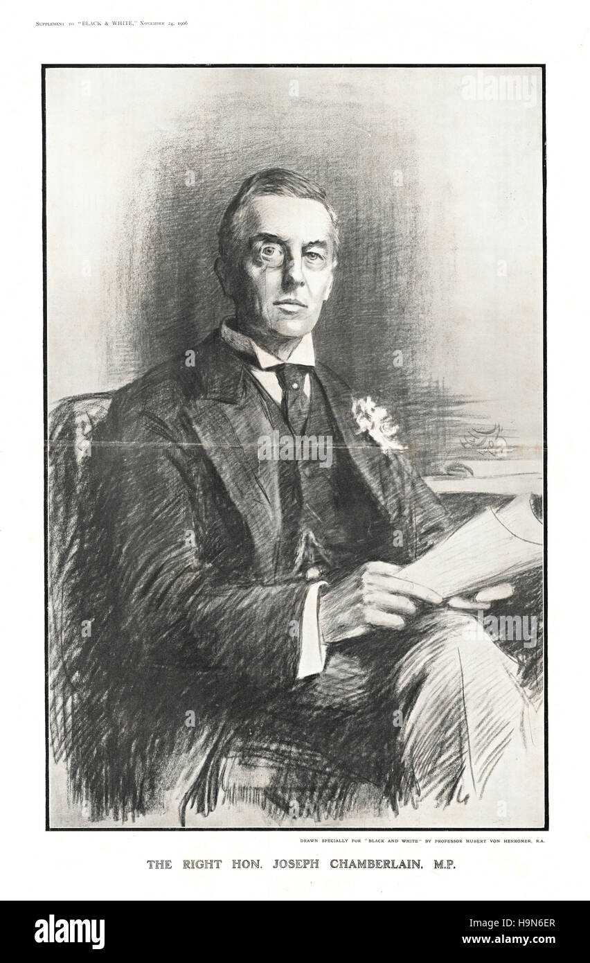 Joseph chamberlain hi-res stock photography and images - Alamy