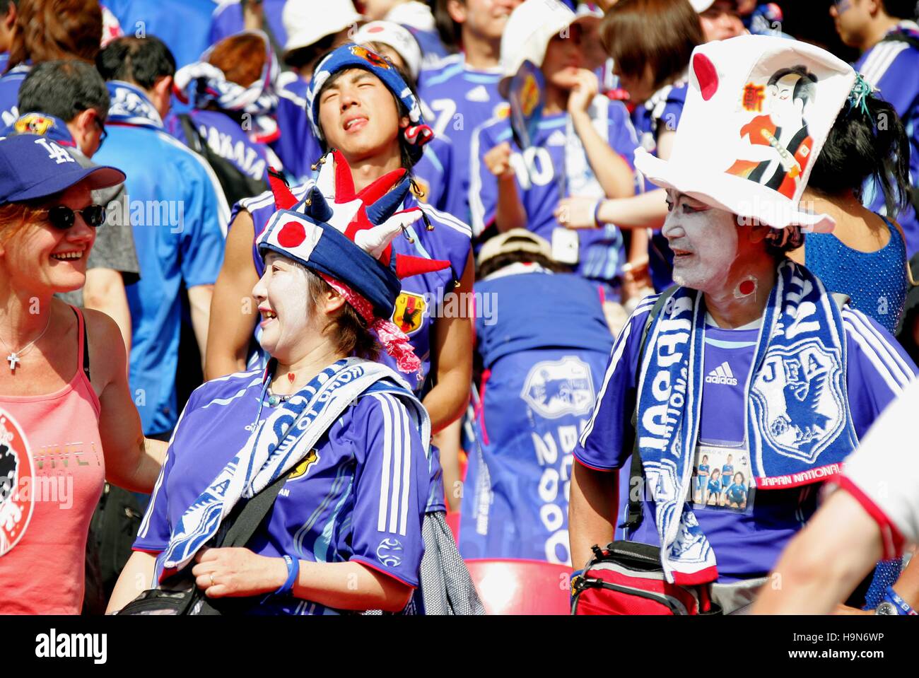 JAPANESE FANS JAPAN V CROATIA WORLD CUP NUREMBERG GERMANY 18 June 2006 ...
