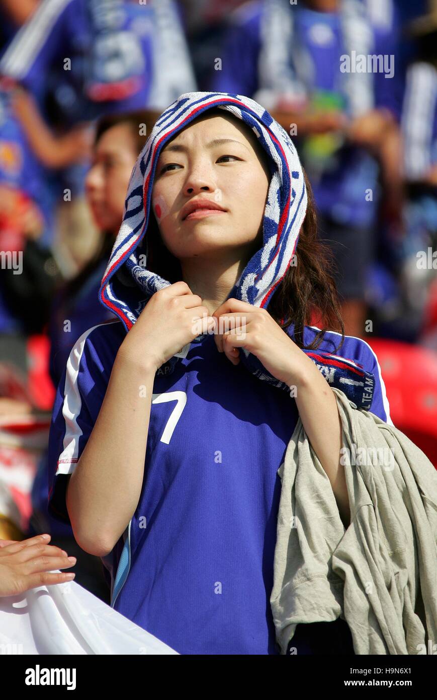 JAPANESE FAN JAPAN V CROATIA WORLD CUP NUREMBERG GERMANY 18 June 2006 ...