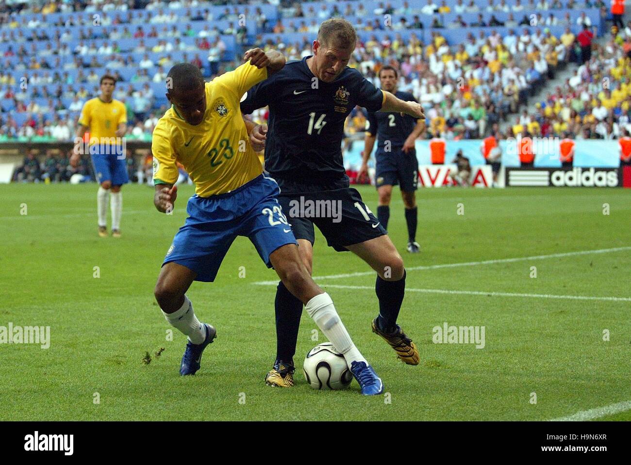 ROBINHO & SCOTT CHIPPERFIELD BRAZIL V AUSTRALIA WORLD CUP MUNICH ...