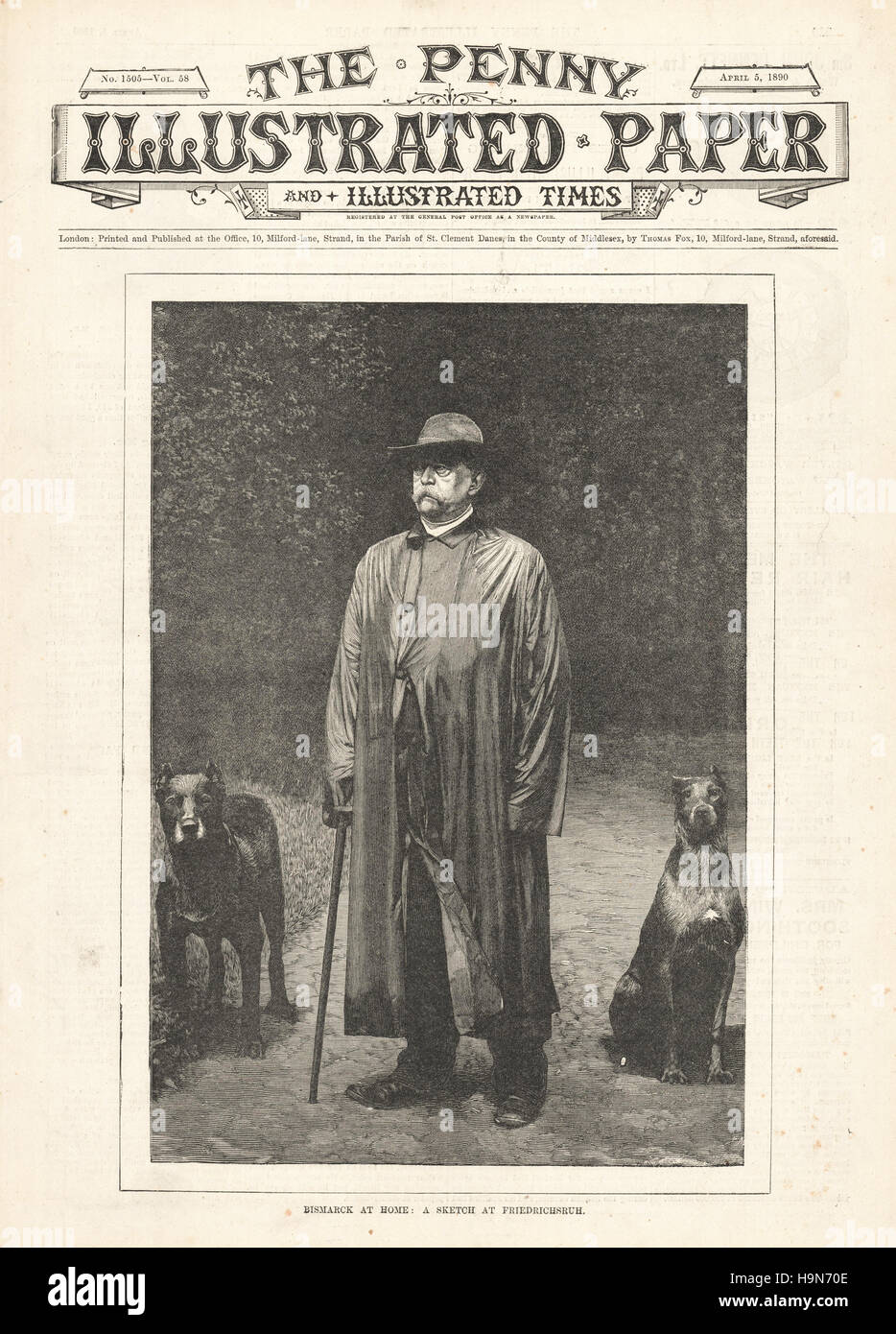 1890 newspaper hi-res stock photography and images - Alamy