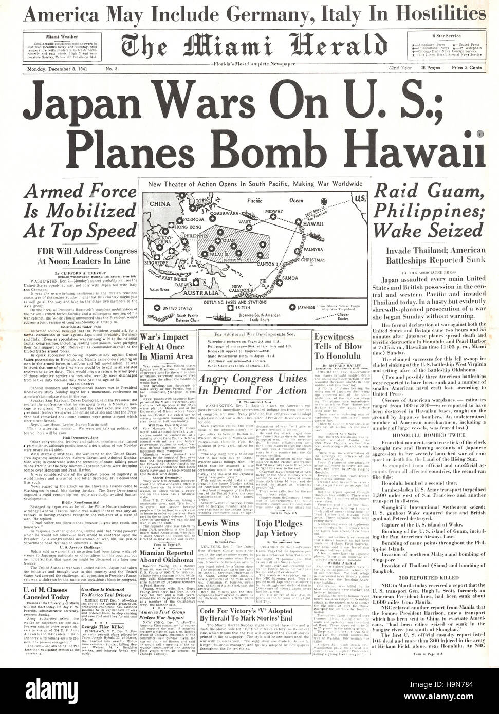 Miami usa 1941 hi-res stock photography and images - Alamy