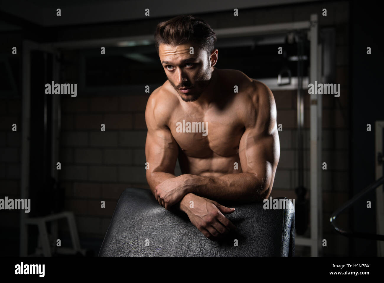 Handsome Good Looking And Attractive Young Man With Muscular Body ...