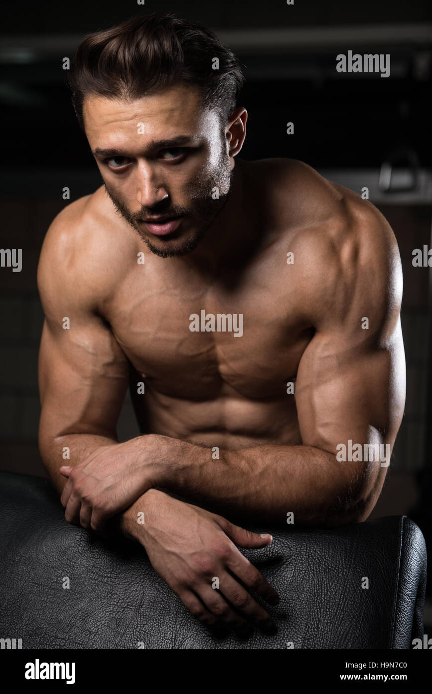 Handsome Good Looking And Attractive Young Man With Muscular Body ...