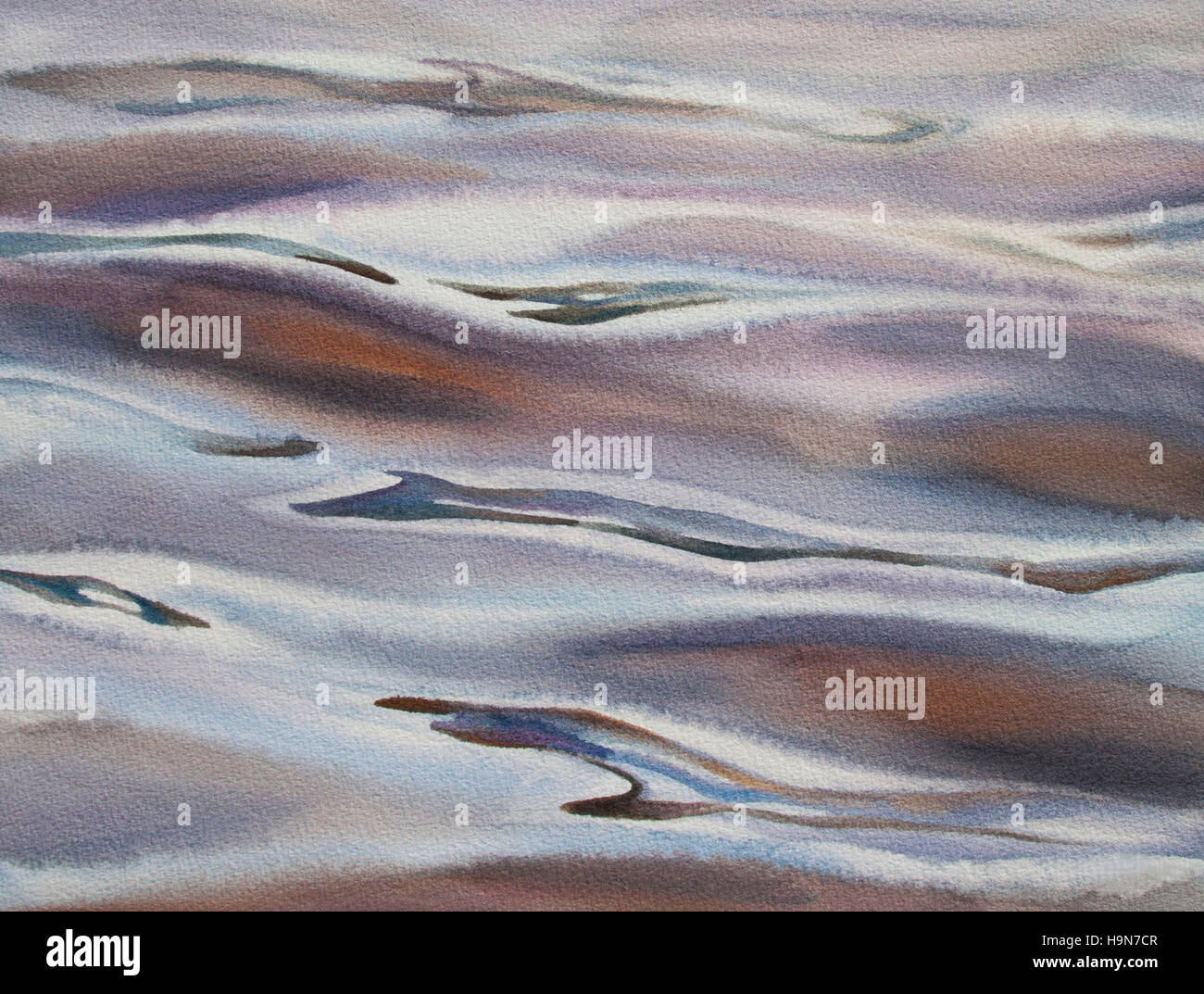 water reflection shadow watercolor Stock Photo - Alamy