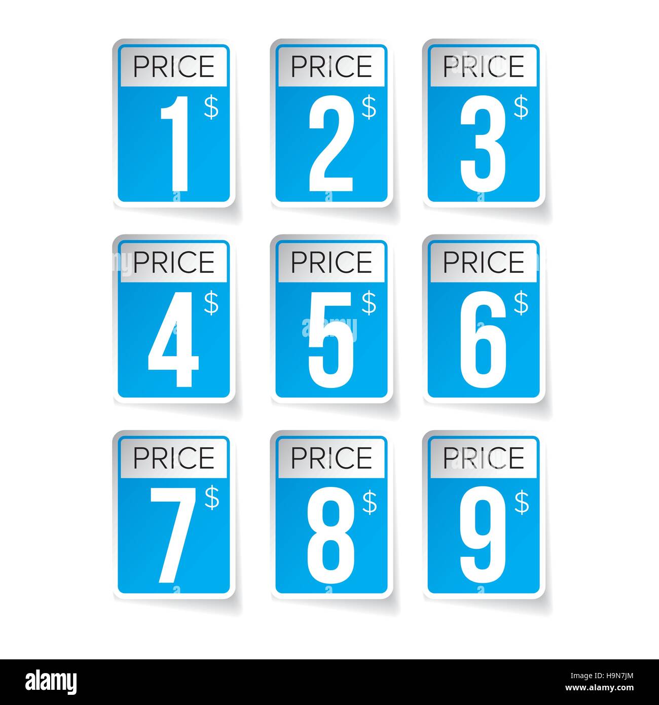Price tag set vector labels Stock Vector Image & Art - Alamy