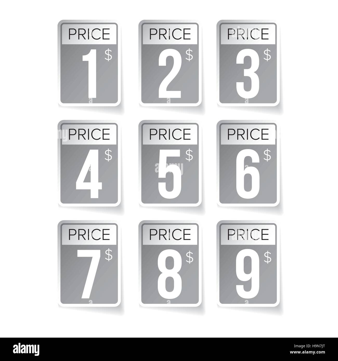 Vintage price sign Stock Vector Images - Alamy
