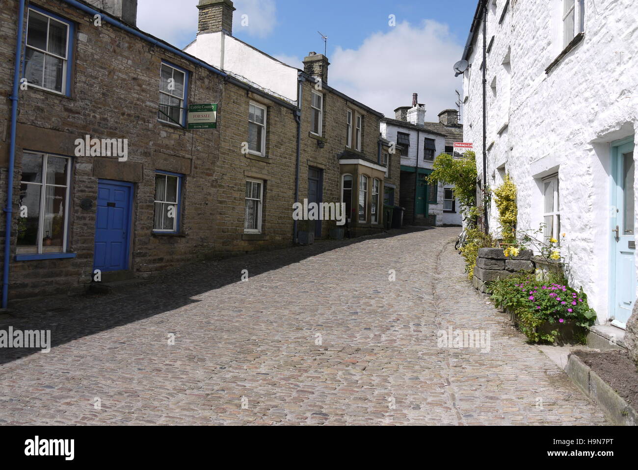 The village of Dent in the Yorkshire Dales National Park Stock Photo ...