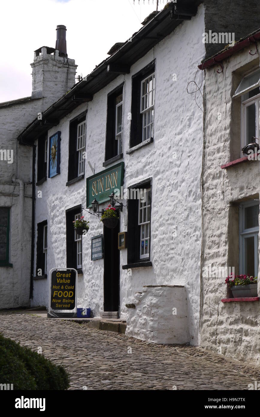 The village of Dent in the Yorkshire Dales National Park Stock Photo ...