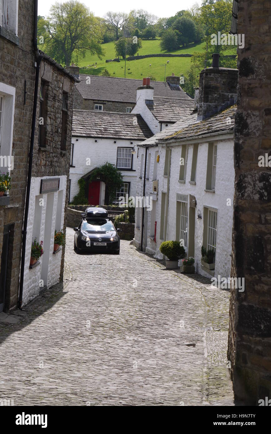 The village of Dent in the Yorkshire Dales National Park Stock Photo ...