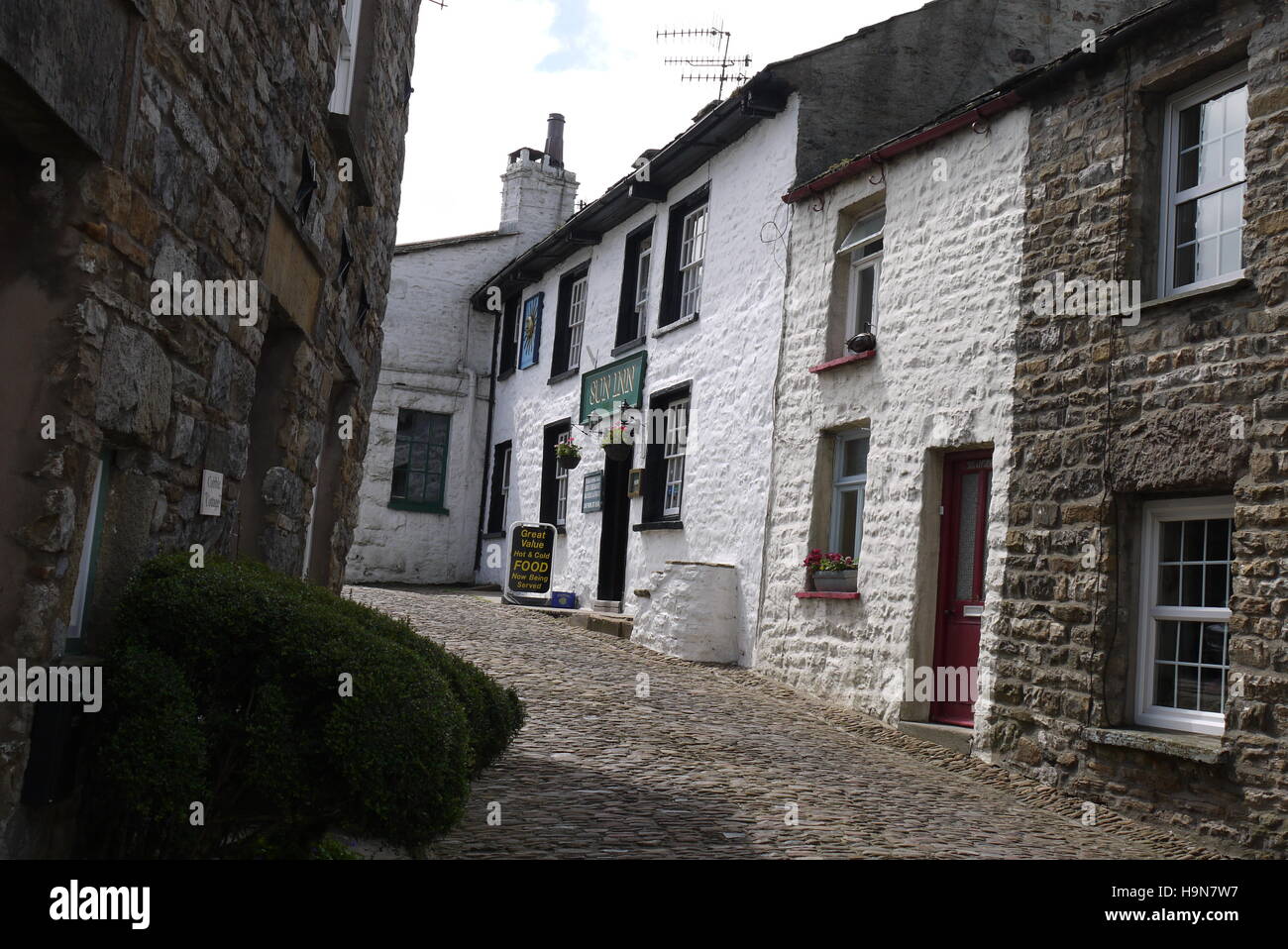 The village of Dent in the Yorkshire Dales National Park Stock Photo ...