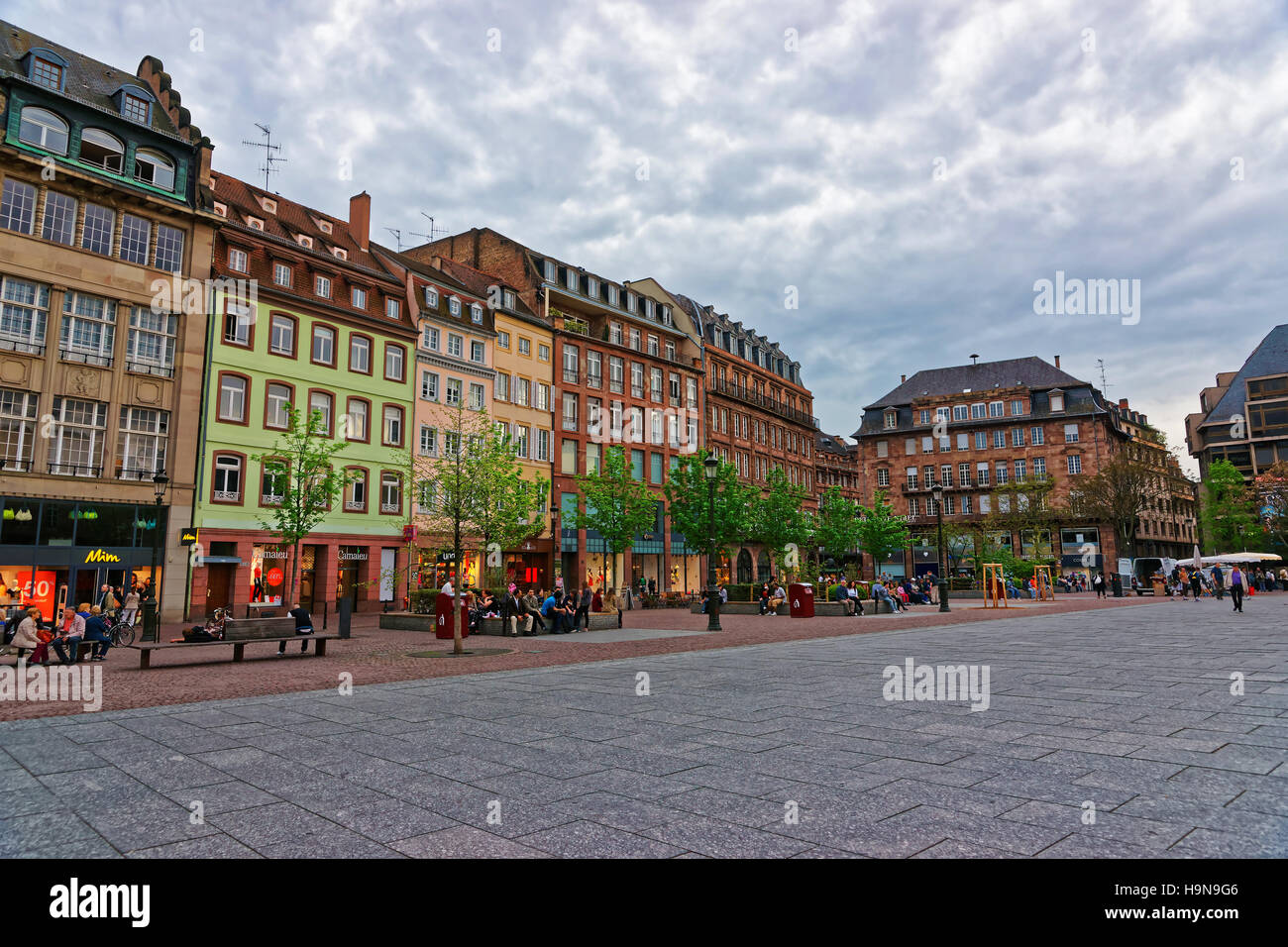 Strasbourg, France - April 30, 2012: Place Kleber Square in the ...
