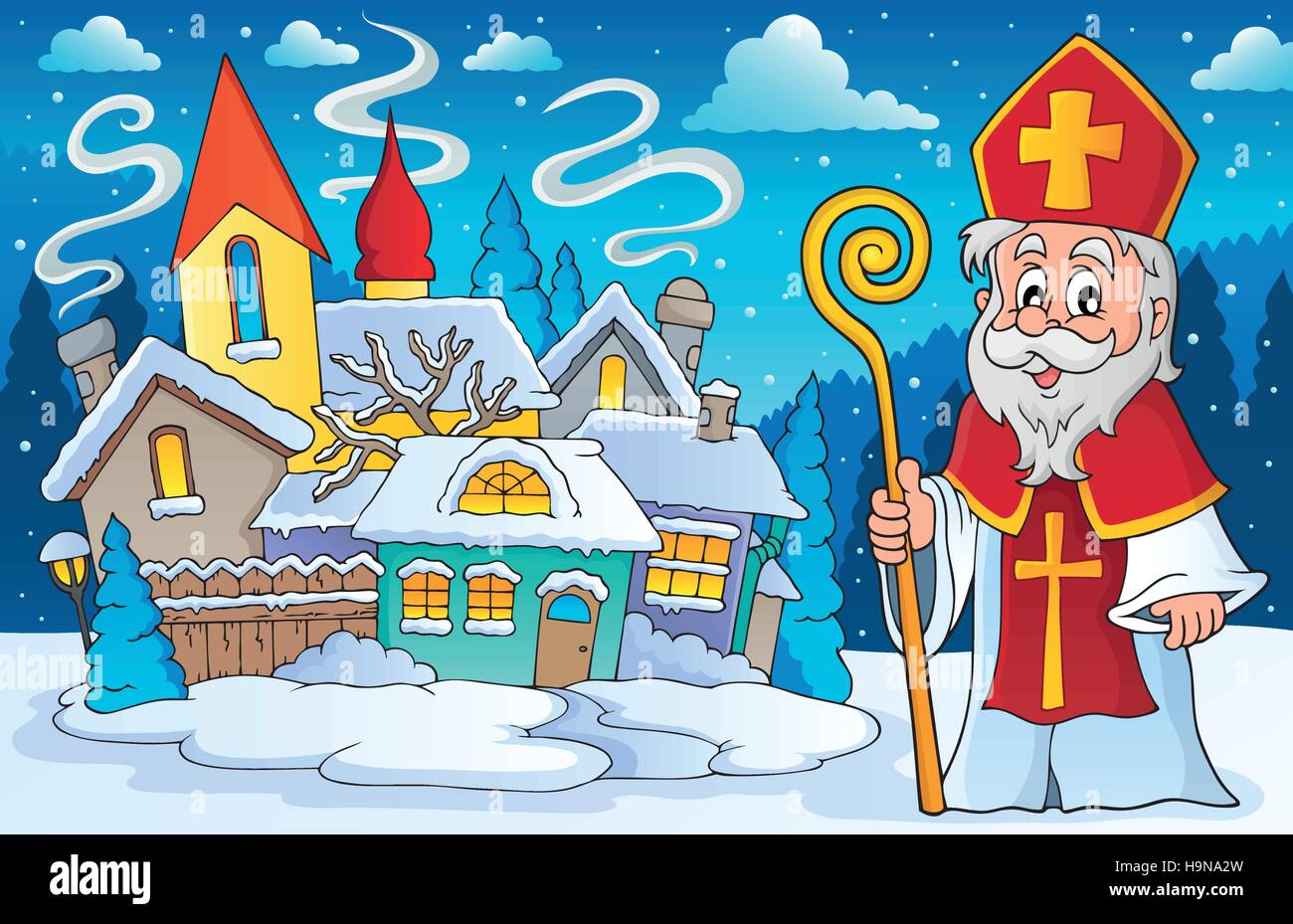 Saint nicolas Stock Vector Images - Alamy
