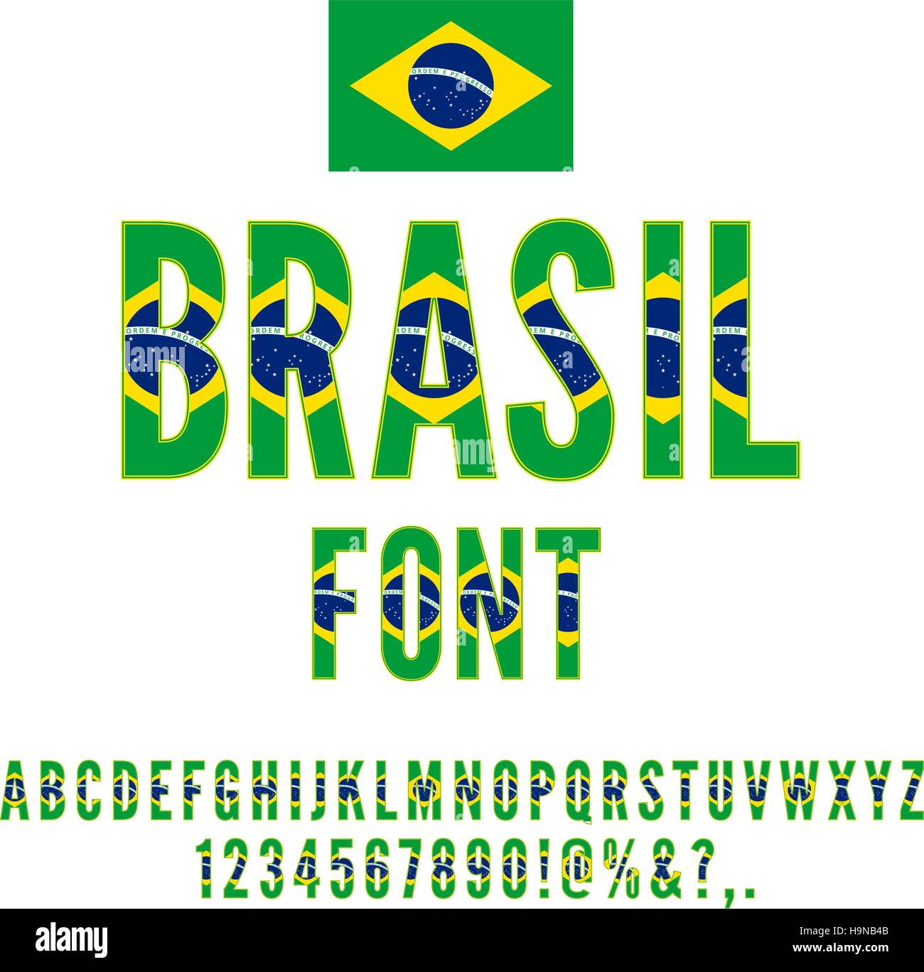 National Flag Font Stock Vector Image & Art - Alamy