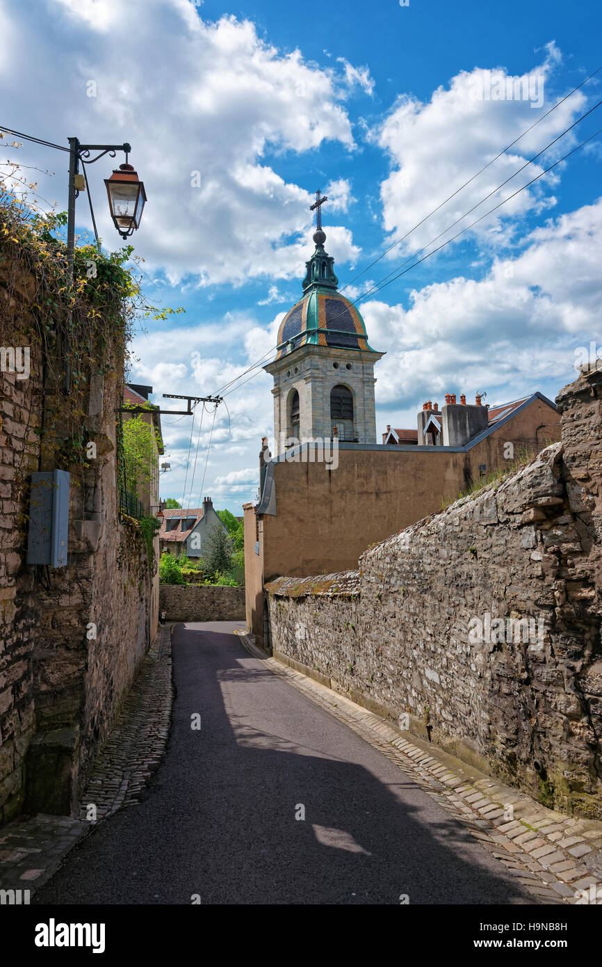Cathedral in Besancon of Bourgogne Franche Comte region in France Stock ...