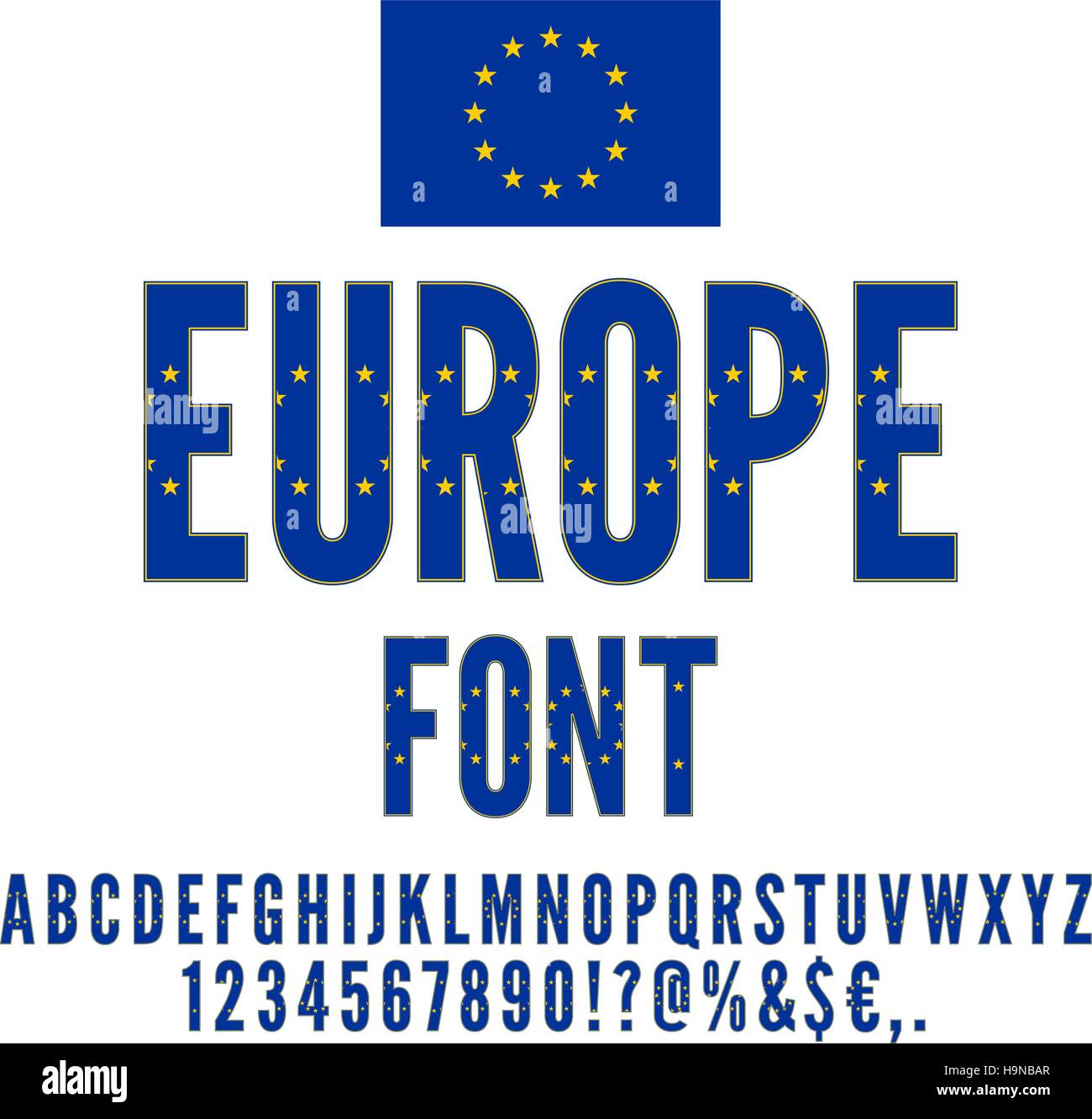 European union flag euro Stock Vector Images - Alamy