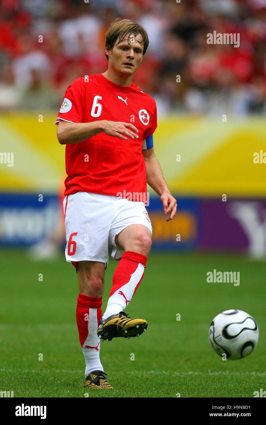 JOHANN VOGEL SWITZERLAND & AC MILAN WORLD CUP DORTMUND GERMANY 19 June ...