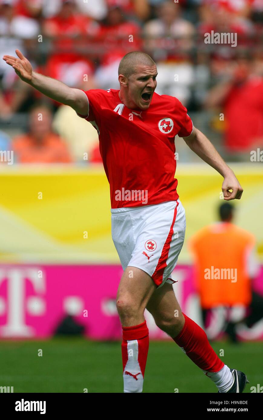 PHILIPPE SENDEROS SWITZERLAND & ARSENAL FC WORLD CUP DORTMUND GERMANY ...