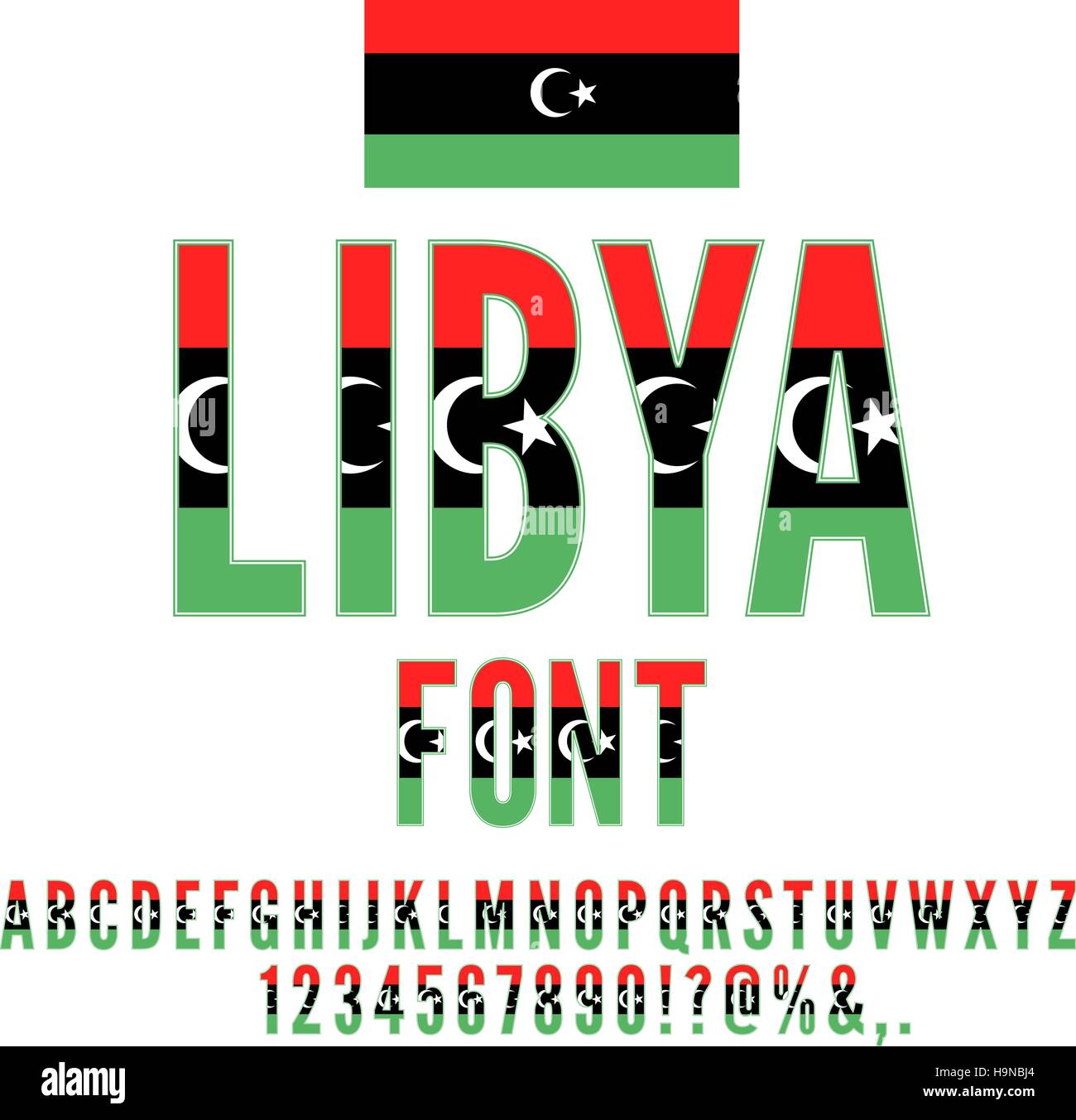 National Flag Font Stock Vector Image & Art - Alamy