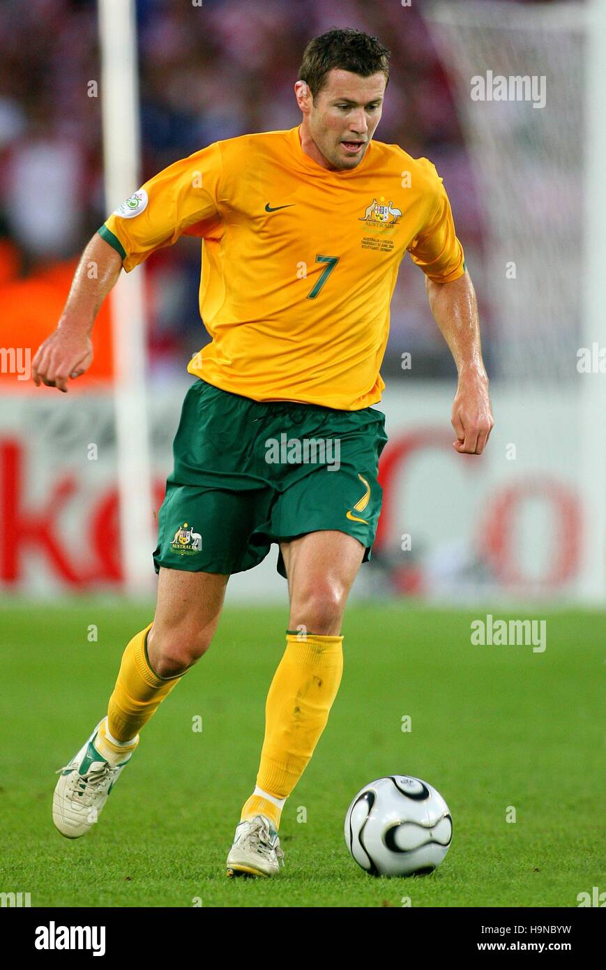 BRETT EMERTON AUSTRALIA & BLACKBURN ROVERS WORLD CUP STUTTGART GERMANY ...