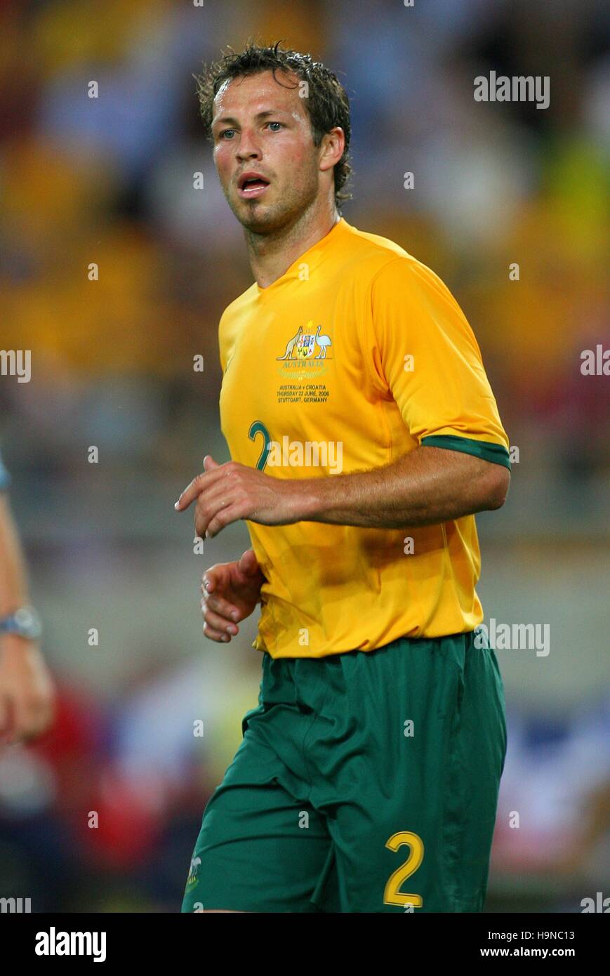 LUCAS NEILL AUSTRALIA & BLACKBURN ROVERS WORLD CUP STUTTGART GERMANY 22 ...