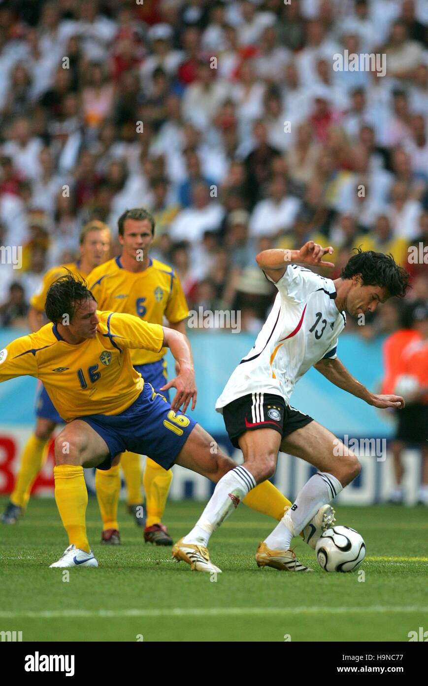 KIM KALLSTROM & MICHAEL BALLAC GERMANY V SWEDEN ALLIANZ ARENA MUNICH ...