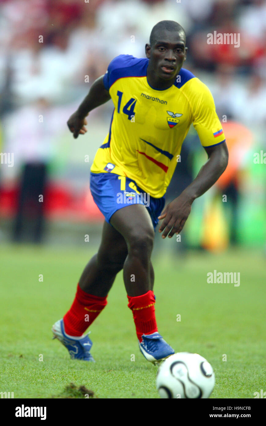 SEGUNDO CASTILLO ECUADOR & EL NACIONAL WORLD CUP GOTTLIEB-STADION ...
