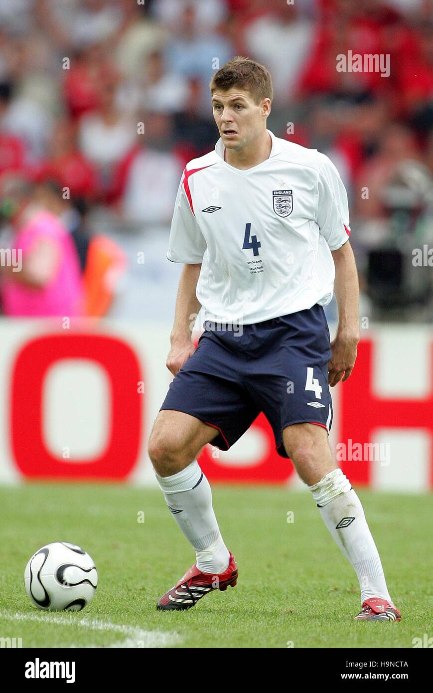 STEVEN GERRARD, ENGLAND and LIVERPOOL FC, ENGLAND V ECUADOR, 2006 Stock ...