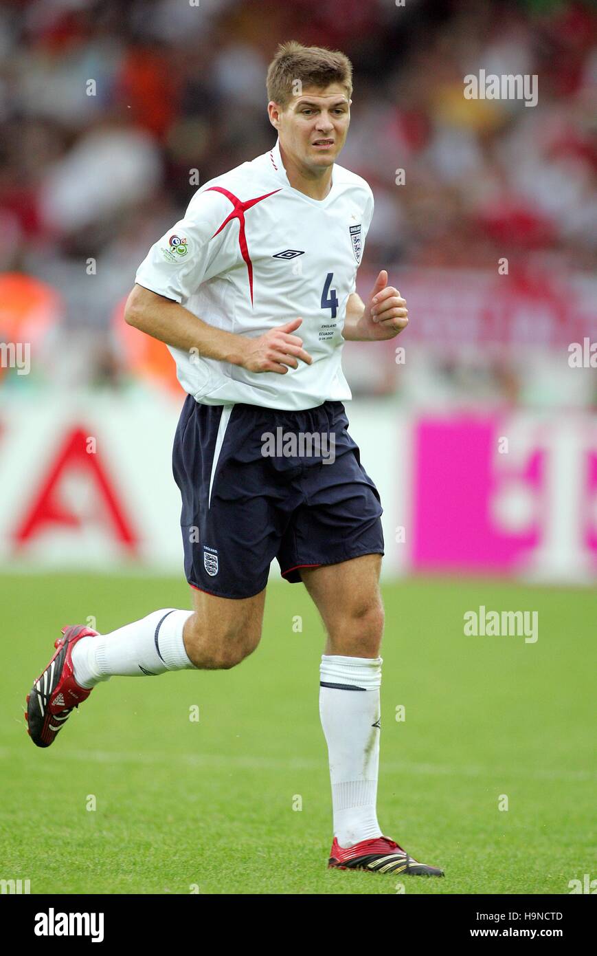 STEVEN GERRARD, ENGLAND and LIVERPOOL FC, ENGLAND V ECUADOR, 2006 Stock ...