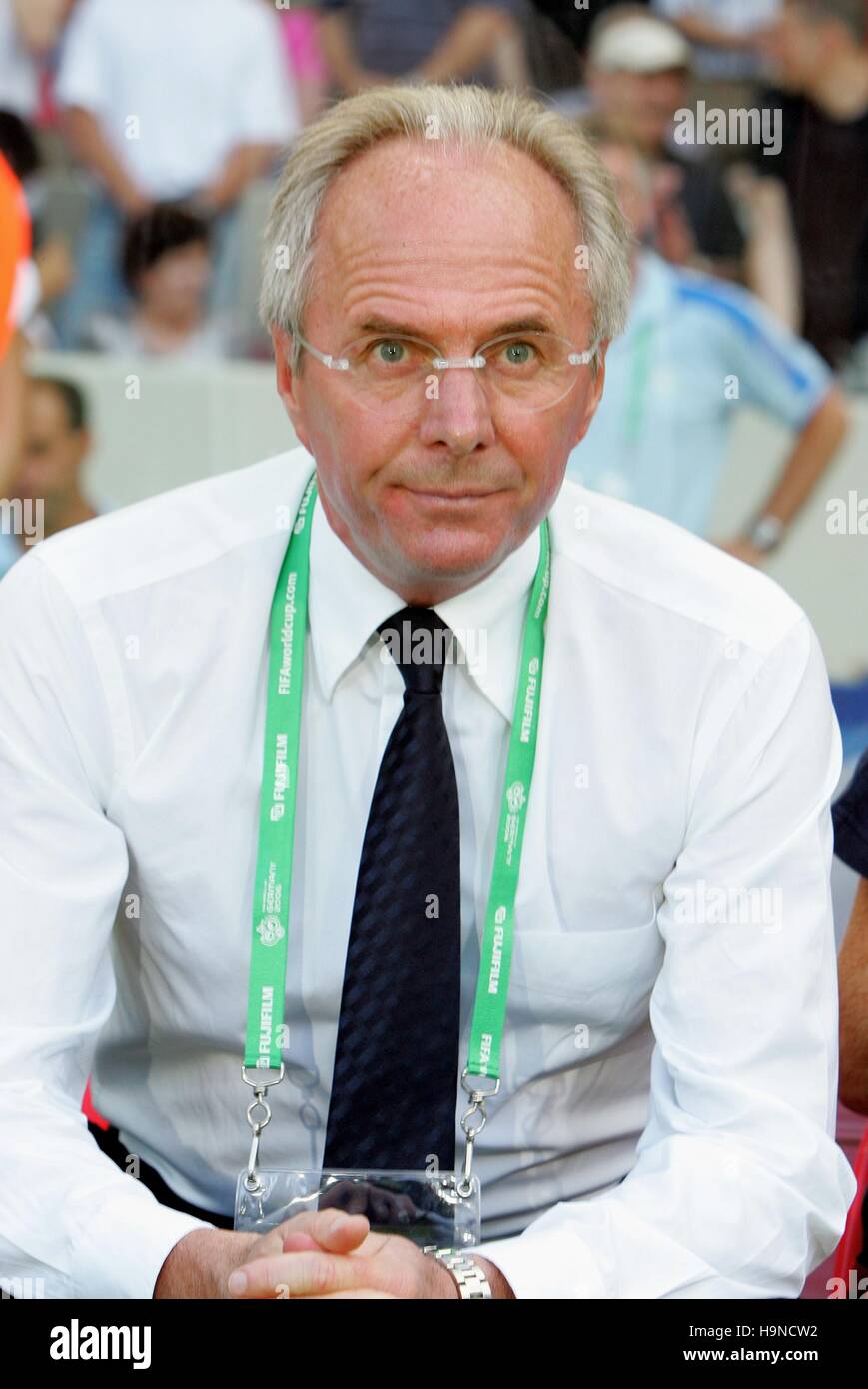 SVEN GORAN ERIKSSON ENGLAND HEAD COACH WORLD CUP STUTTGART GERMANY 25 ...