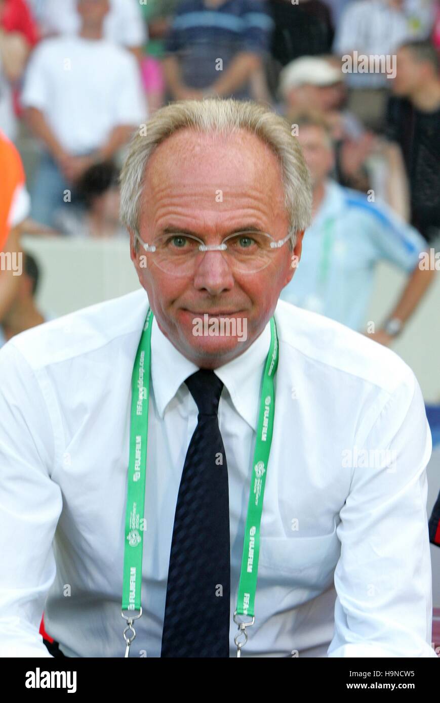 SVEN GORAN ERIKSSON ENGLAND HEAD COACH WORLD CUP STUTTGART GERMANY 25 ...
