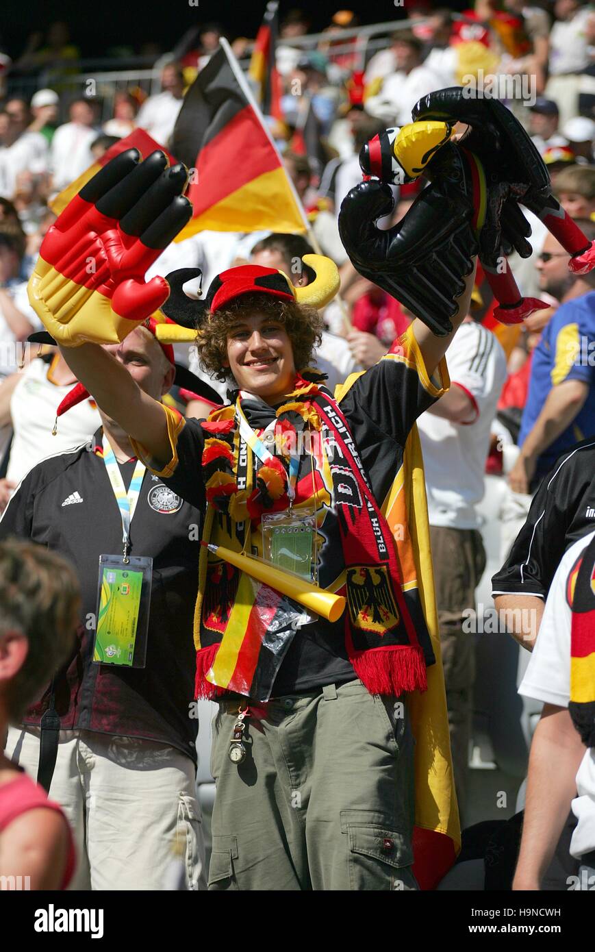 GERMAN FAN GERMANY V SWEDEN WORLD CUP ALLIANZ ARENA MUNICH GERMANY 24 ...