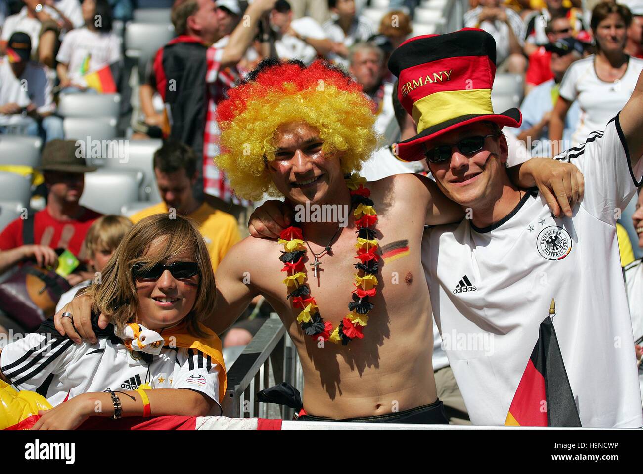 GERMAN FANS GERMANY V SWEDEN WORLD CUP ALLIANZ ARENA MUNICH GERMANY 24 ...