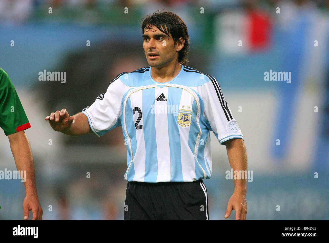 ROBERTO AYALA ARGENTINA & VALENCIA WORLD CUP LEIPZIG GERMANY 24 June ...