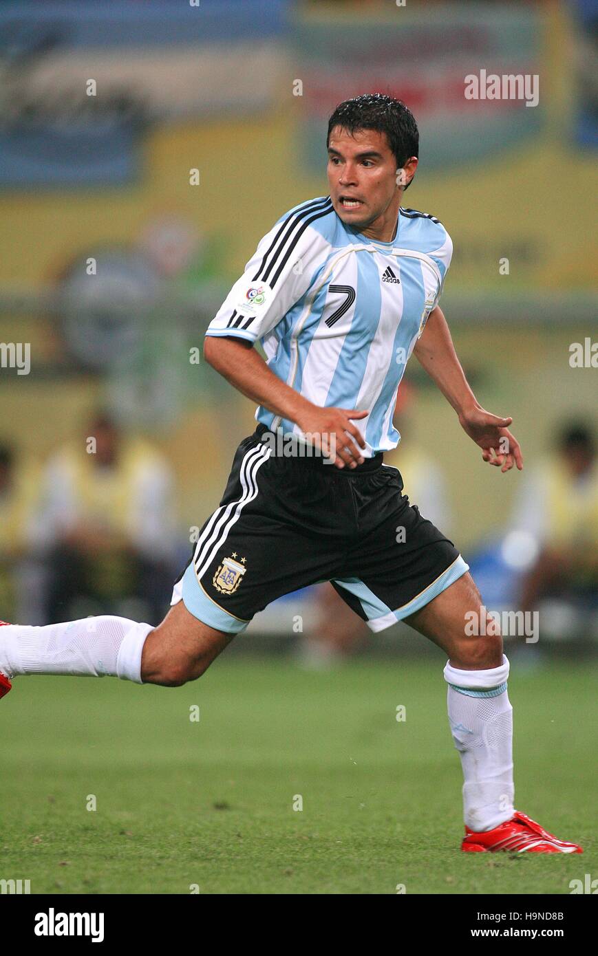 JAVIER SAVIOLA ARGENTINA & SEVILLA WORLD CUP LEIPZIG GERMANY 24 June ...