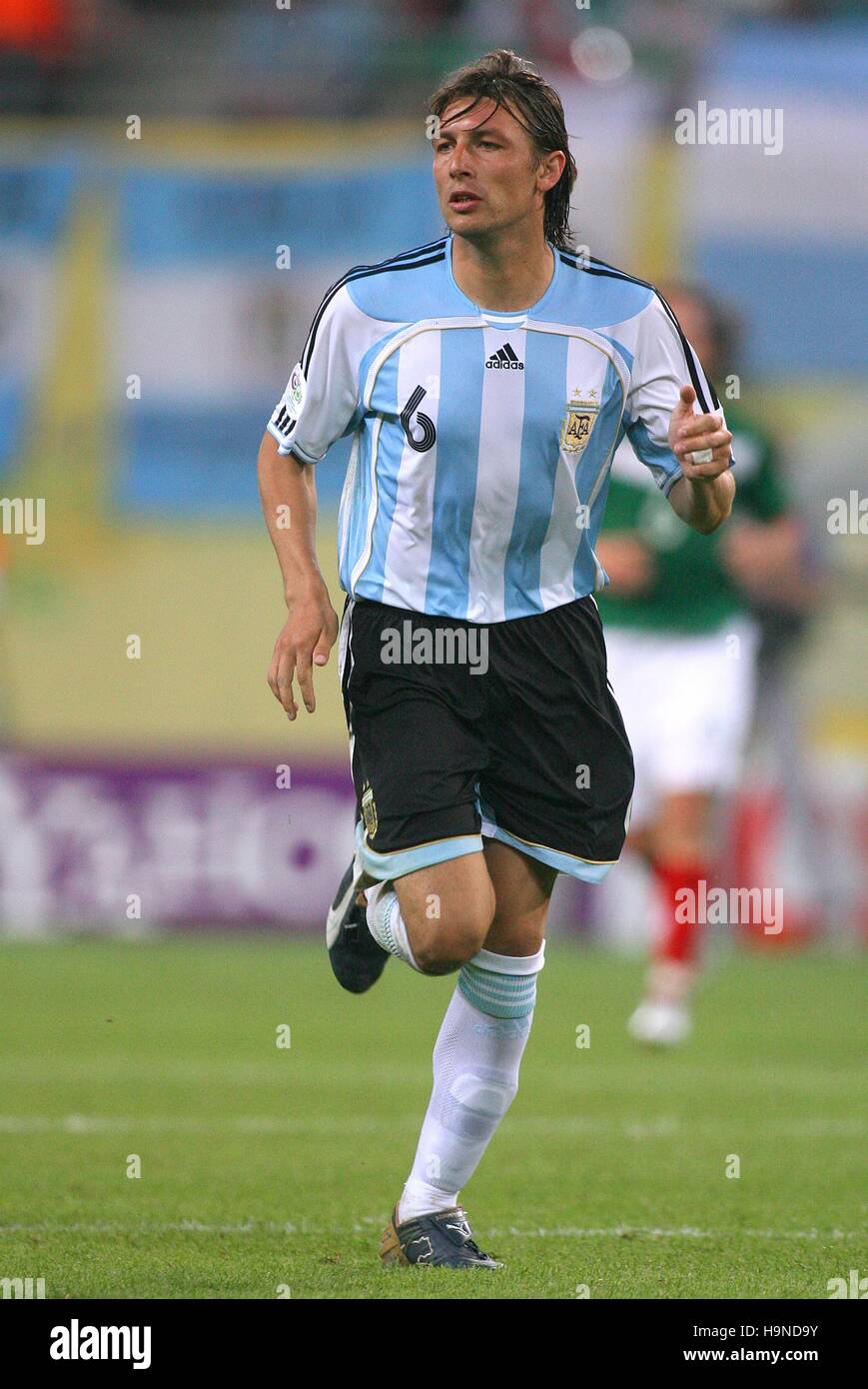 GABRIEL HEINZE ARGENTINA & MANCHESTER UNITED WORLD CUP LEIPZIG GERMANY ...
