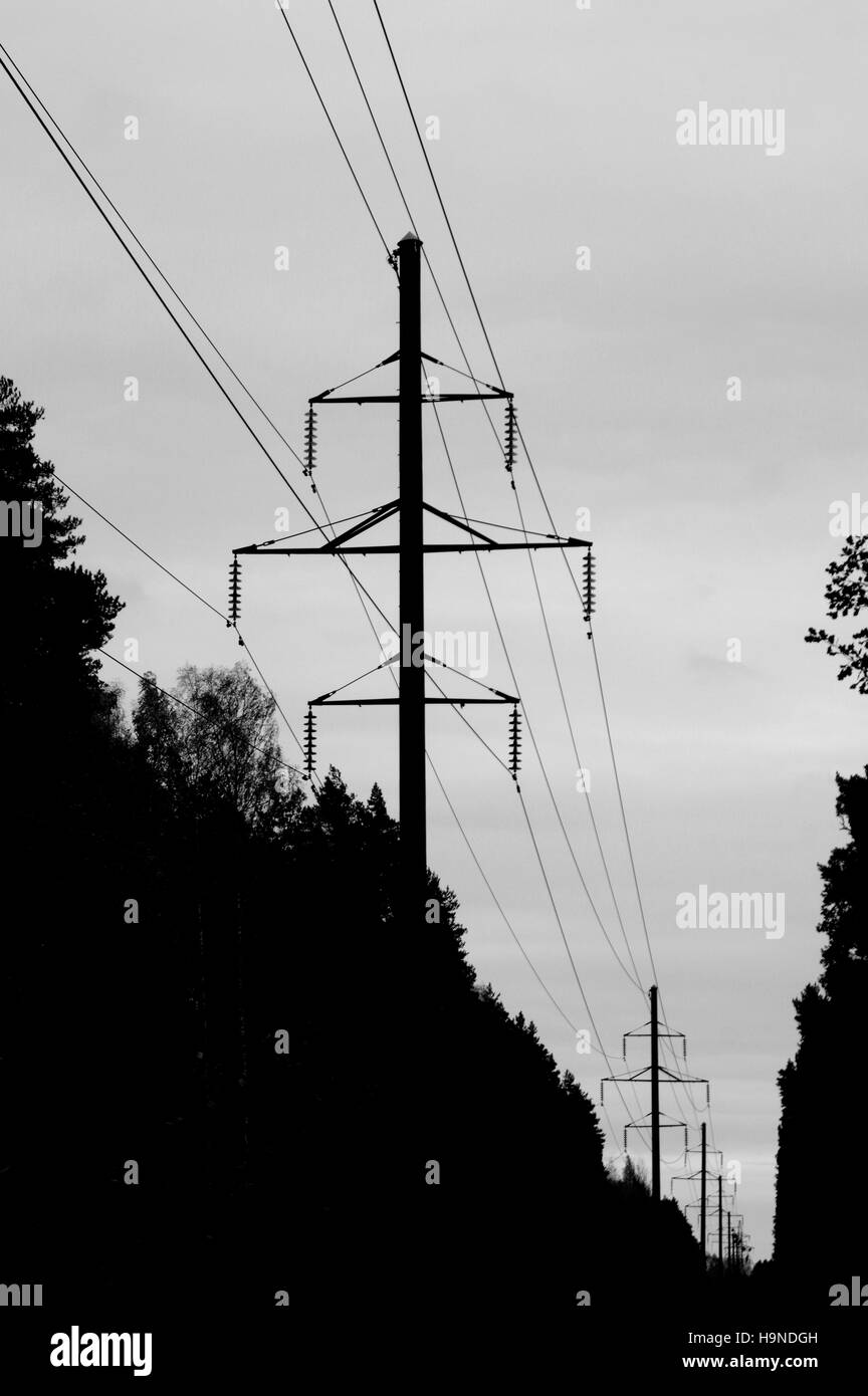 Electricity, Power, Power poles, Electricity poles, Powerline, Poles ...