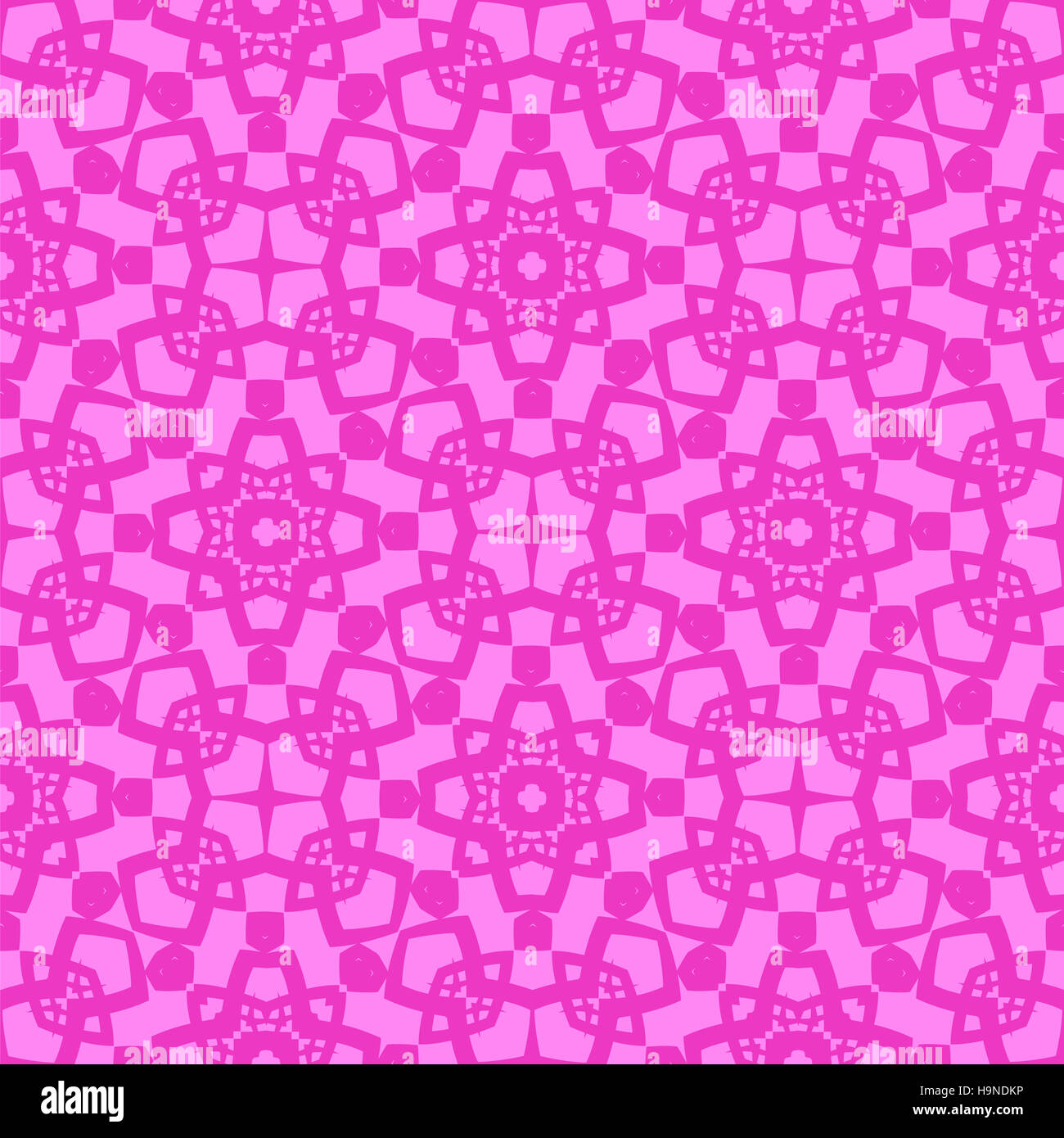 Pink Ornamental Seamless Line Pattern Stock Photo - Alamy