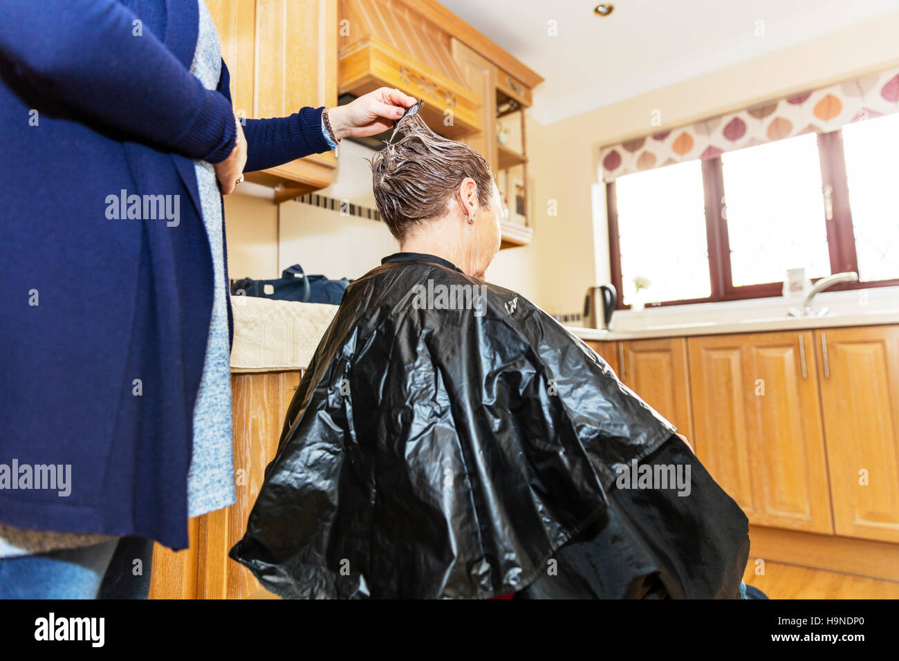 Colouring hair hi-res stock photography and images - Alamy