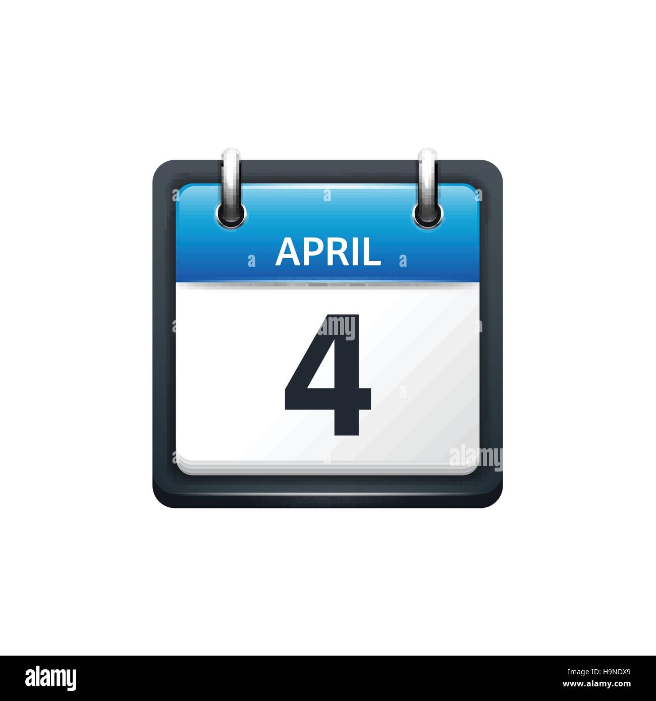 Friday 4 april Stock Vector Images - Alamy