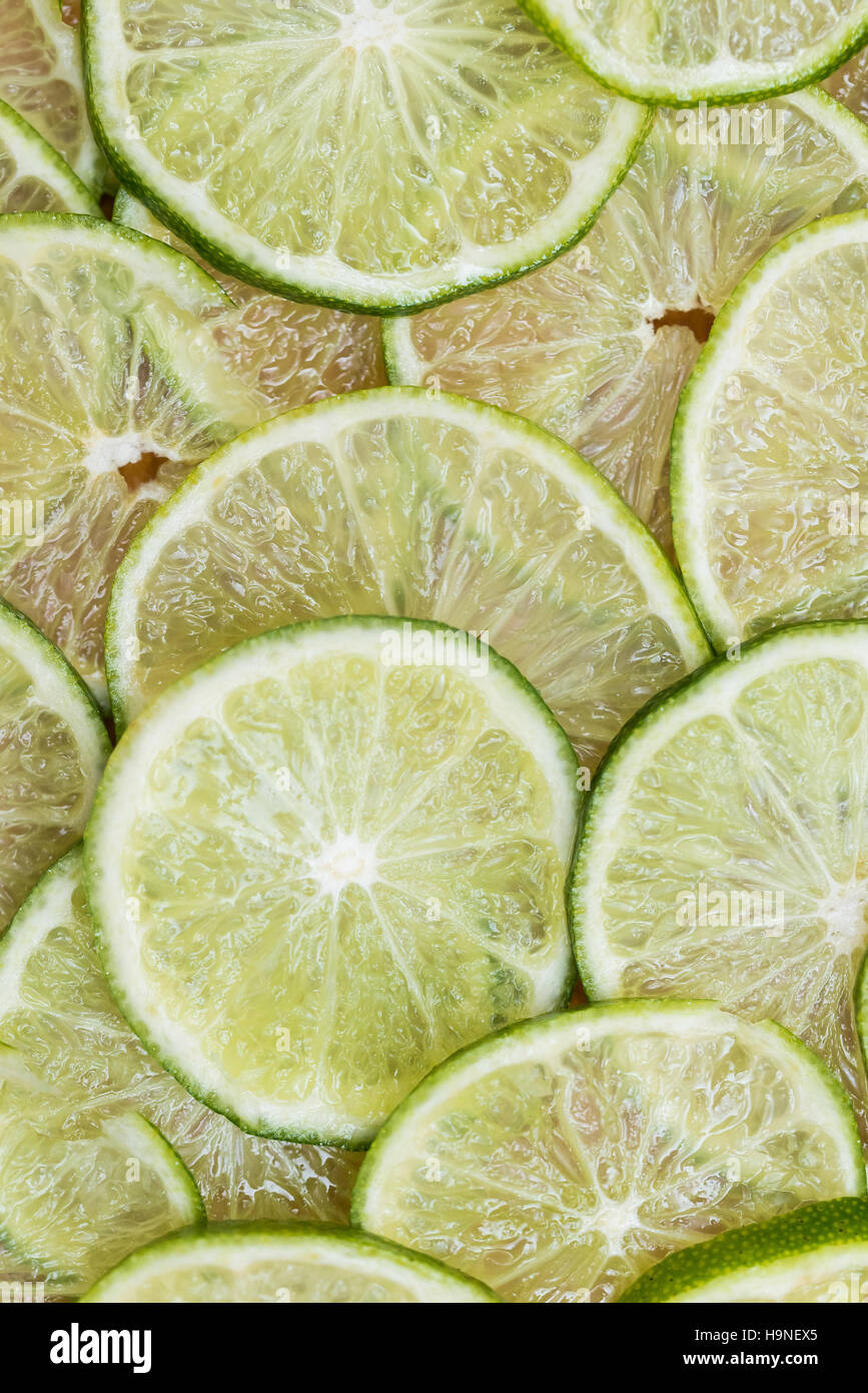 background made with slices of lime Stock Photo - Alamy