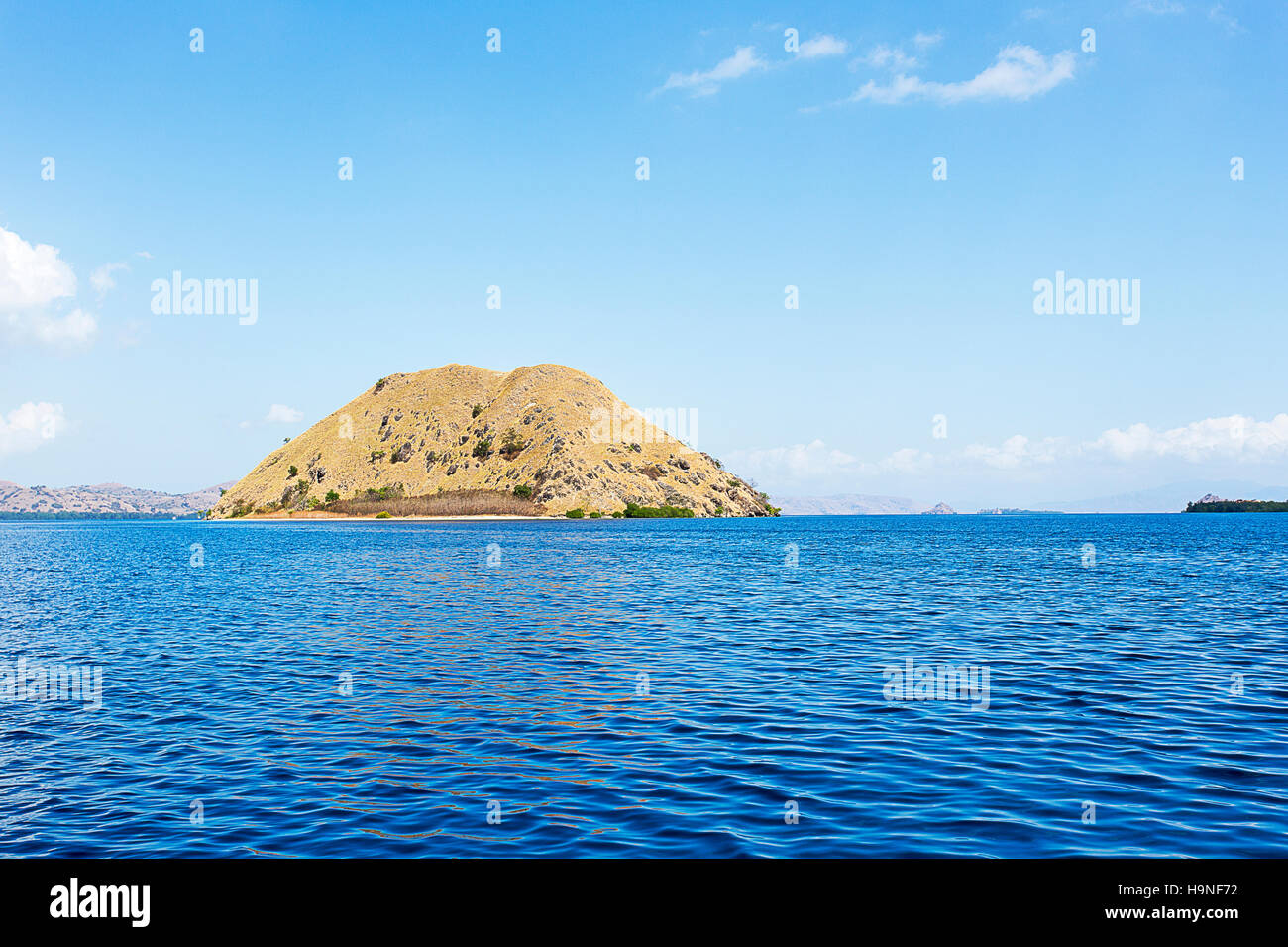 tropical island view from the boat in Indonesia Stock Photo - Alamy