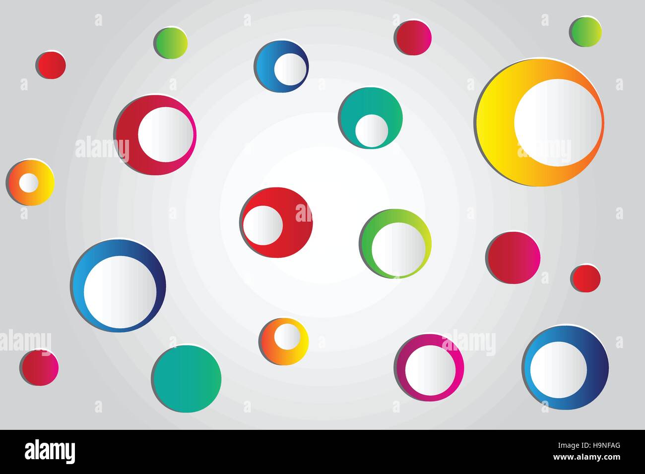 Colorful vector background with bright rainbow elements Stock Vector ...