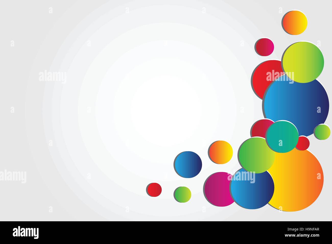 Colorful vector background with bright rainbow elements Stock Vector ...
