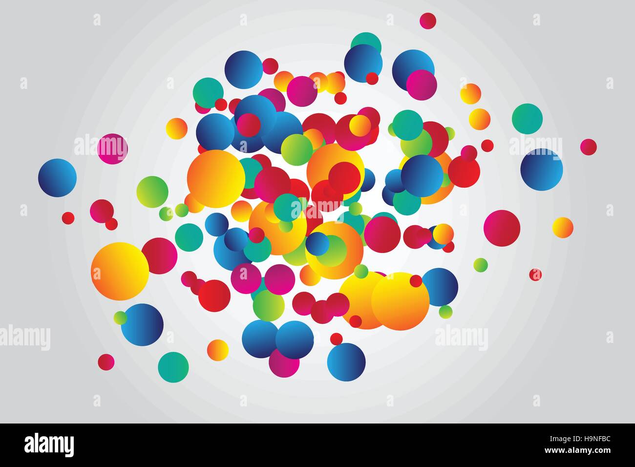 Colorful vector background with bright rainbow elements Stock Vector ...