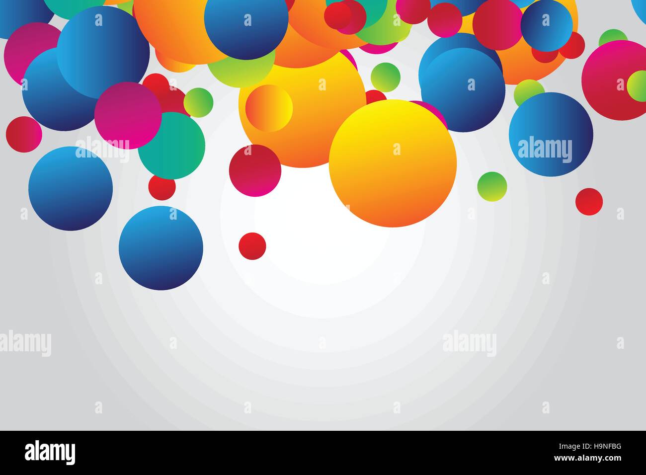 Colorful vector background with bright rainbow elements Stock Vector ...